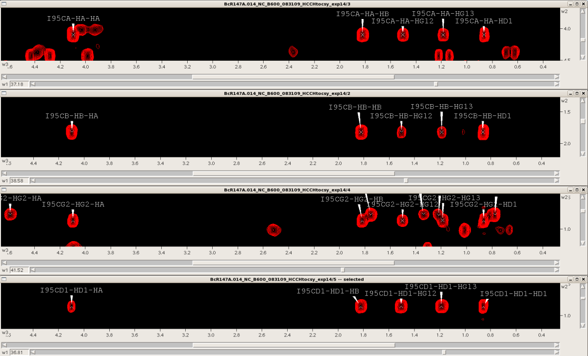 Resonance Assignment/Sparky - NESG Wiki