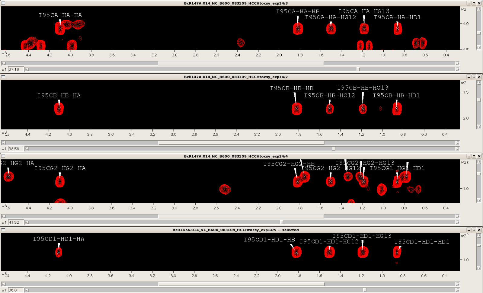 Resonance Assignment/Sparky - NESG Wiki